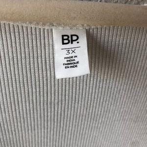 bp | Tops | Nwt Nordstrom Bp Ls Fitted Ribbed Scoop Neck Grey | Poshmark